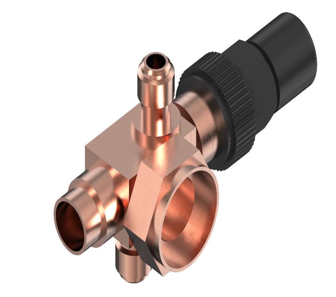 Capital Refrigeração-VALVULA DE SERVICO ROTALOCK (C) 1R X 3/8S V01 ...